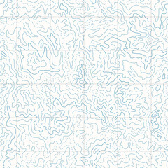 Sewing fabric with Topographic map seamless pattern, natural shapes ...
