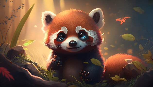Red Panda Cartoon