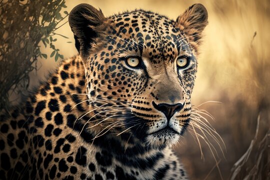 Angry Leopard Wallpaper