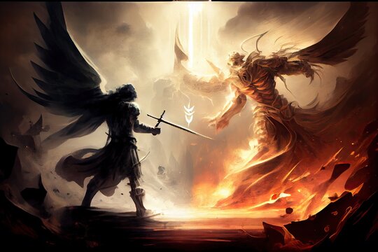 Good And Evil Warrior Drawings