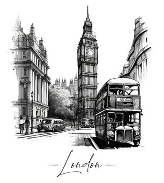 London Line Drawing Images – Browse 12,177 Stock Photos, Vectors, and ...
