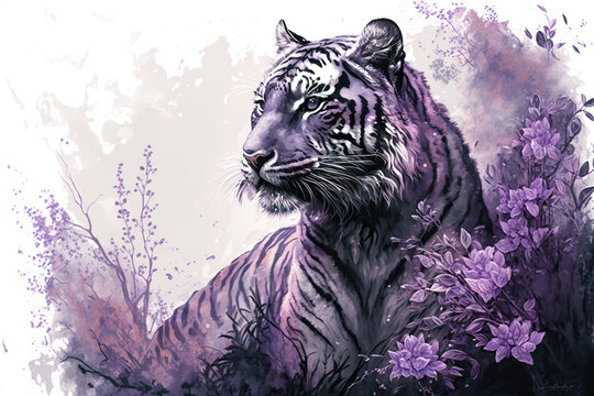 Tiger Lila Lila Images – Browse 2,355 Stock Photos, Vectors, and Video ...