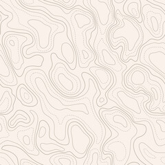 Sewing fabric with Topographic map seamless pattern background, topo ...