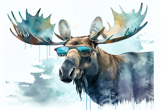 Canadian Moose Drawing