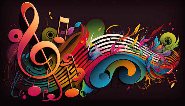 Colorful Music Backgrounds For Desktop
