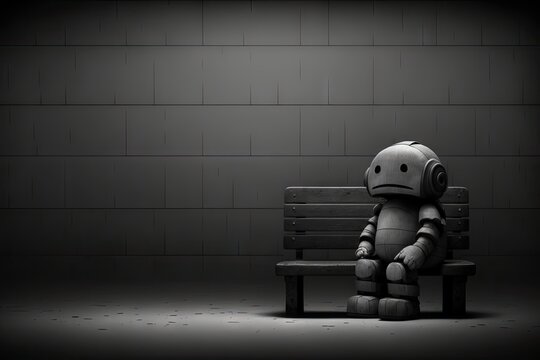 Sad Robot Wallpaper