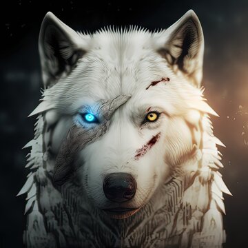 Scarred Wolf