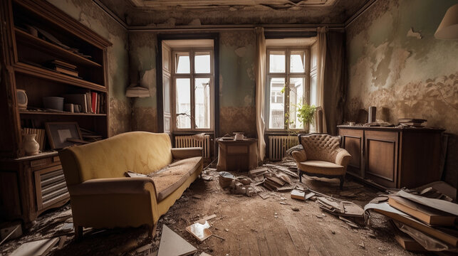Abandoned Living Room