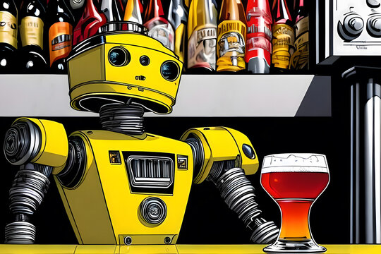 「Waiter.robot.alcohol」の写真素材 | 55件の無料イラスト画像 | Adobe Stock