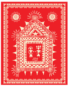 Warli Painting Greeting Cards
