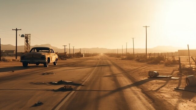 Post Apocalyptic Road