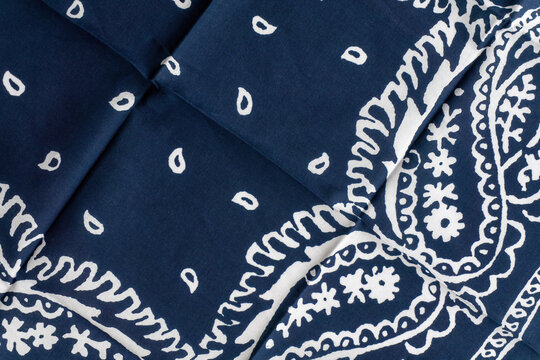 Blue Bandana Pattern