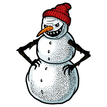 Evil Snowman Png
