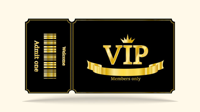 Hollywood Vip Pass Template