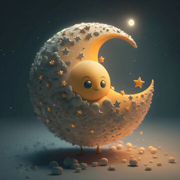 Imágenes de "Cute Moon": descubre bancos de fotos, ilustraciones ...