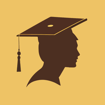 Graduate Head Silhouette