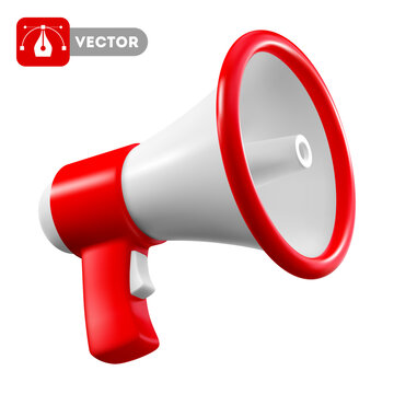 Megaphone White Background Images – Browse 76,035 Stock Photos, Vectors ...
