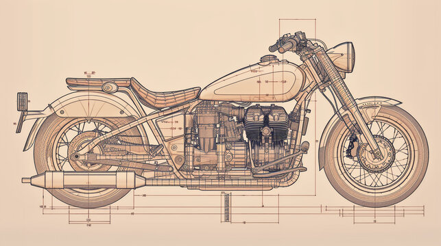 Motorcycle Blueprint Images – Browse 3,330 Stock Photos, Vectors, and ...