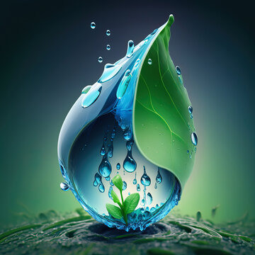 Animated Water Drop Wallpaper
