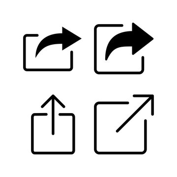 Apple Share Icon Vector