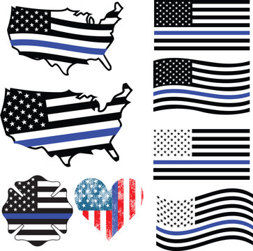 Waving Blue Line Flag Images – Browse 28,414 Stock Photos, Vectors, and ...