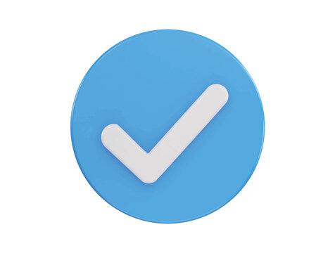 Blue Tick Mark