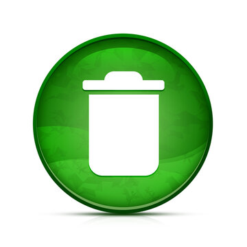 Delete Button Green Icon