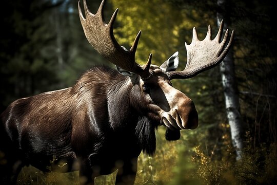Moose Hunting Wallpaper