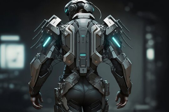 Futuristic Exosuit