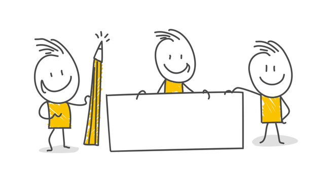 College Vector Stick Figures