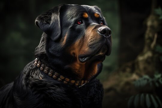 Angry Rottweiler Wallpaper