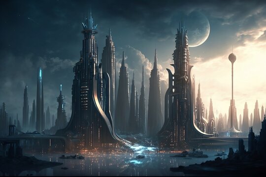 Alien City Wallpaper
