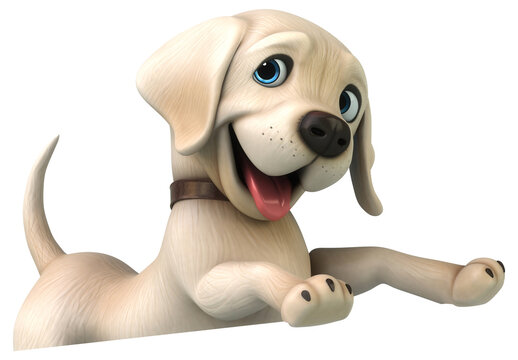 Animated Labrador Retriever