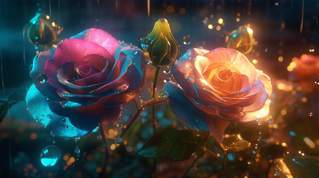 Abstract Rose Wallpaper