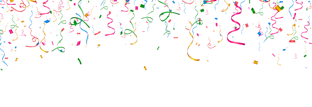 Falling Confetti Png