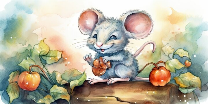 Mouse Whimsical Paintings