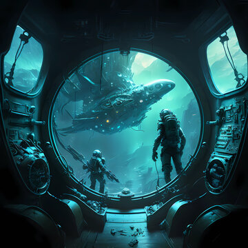 Inside Submarine Fish