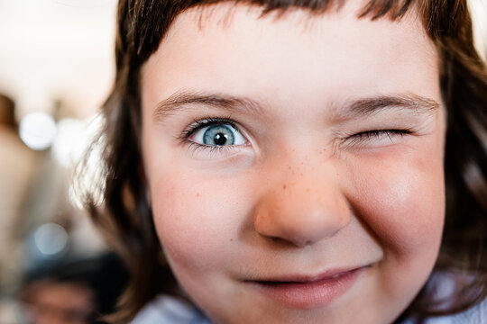 People Blinking Eyes