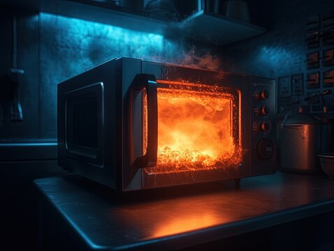 Microwave Caught On Fire