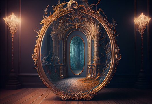 Snow White Magic Mirror Art