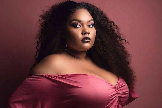 Plus Size African American Models