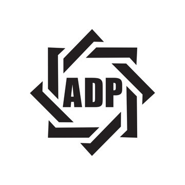 Black Adp Logo