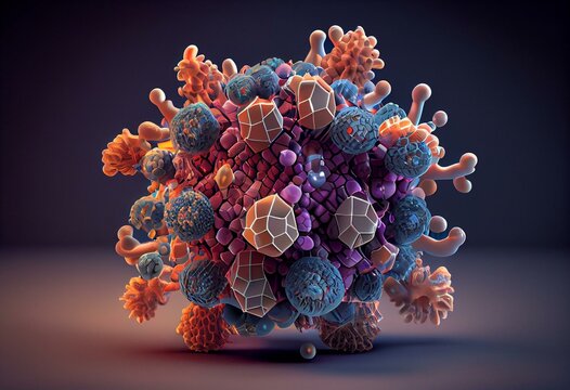 Mumps Virus 3d Model