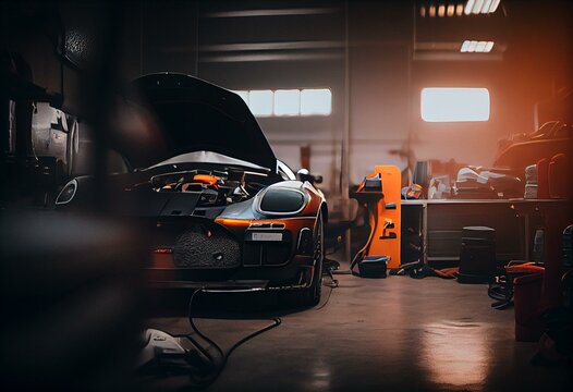 Auto Garage Wallpaper