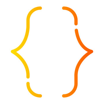 Horizontal Curly Brackets