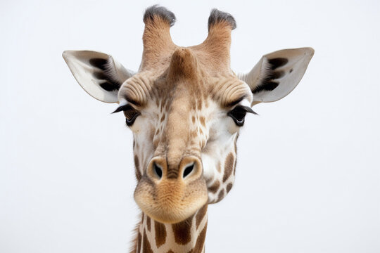Giraffe Face Photography