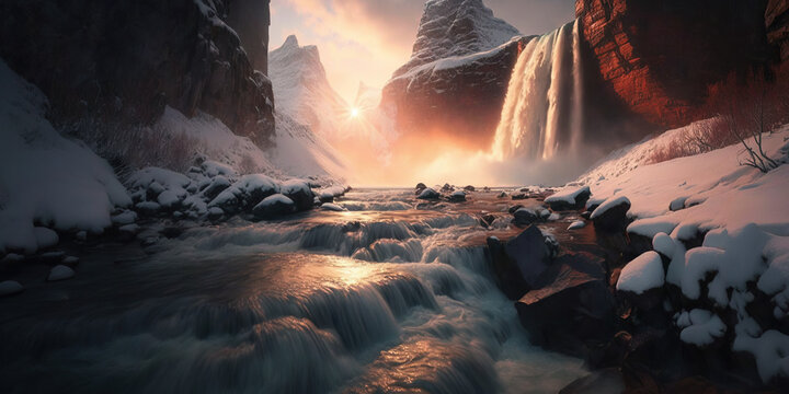 "Ice Waterfall"-Bilder: Stock-Fotos & -Videos. | Adobe Stock