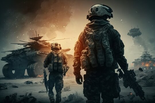 Modern War Concept Art
