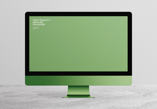 Mac Computer Screen Template