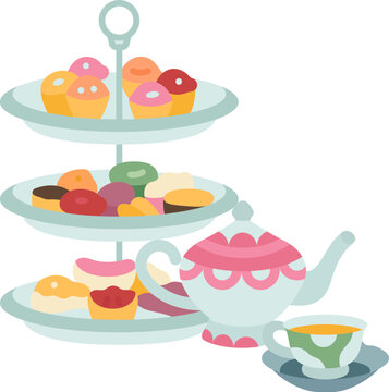 High Tea Illustrations